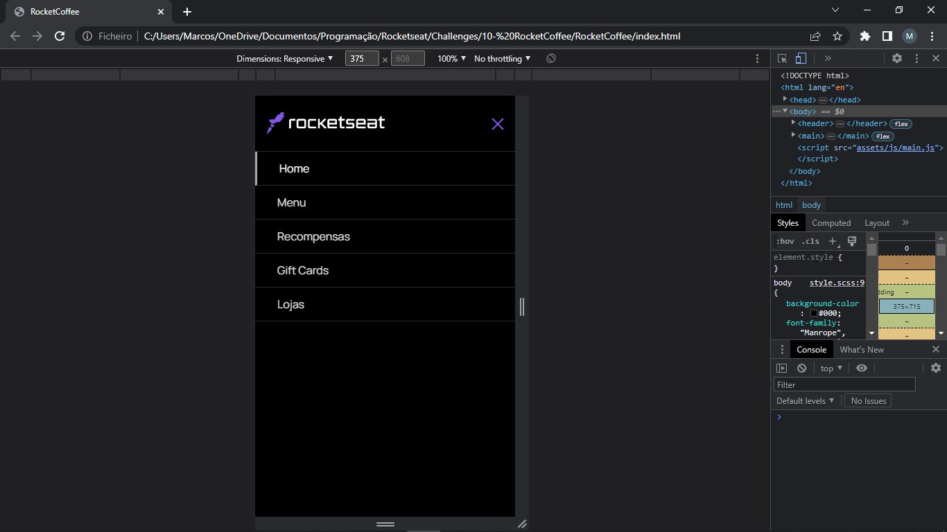 GitHub - Marcoswodbarros/RocketCoffee: My tenth challenge from Rocketseat