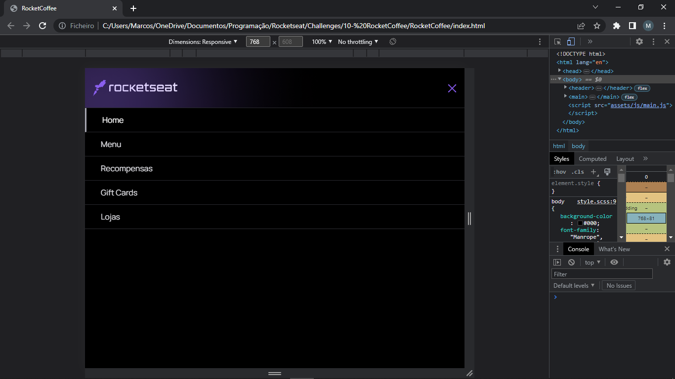 GitHub - Marcoswodbarros/RocketCoffee: My tenth challenge from Rocketseat