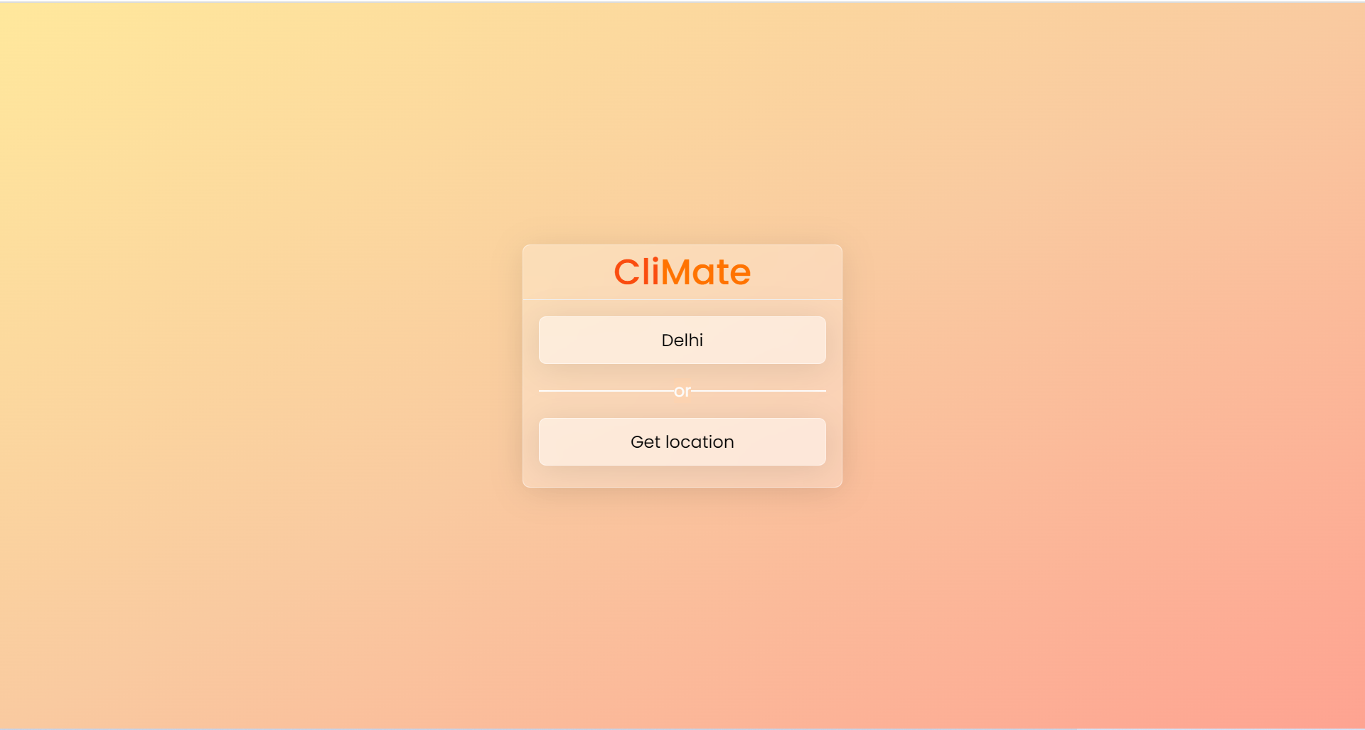 GitHub - Bhavesh-Daphale/Climate-Weather-App