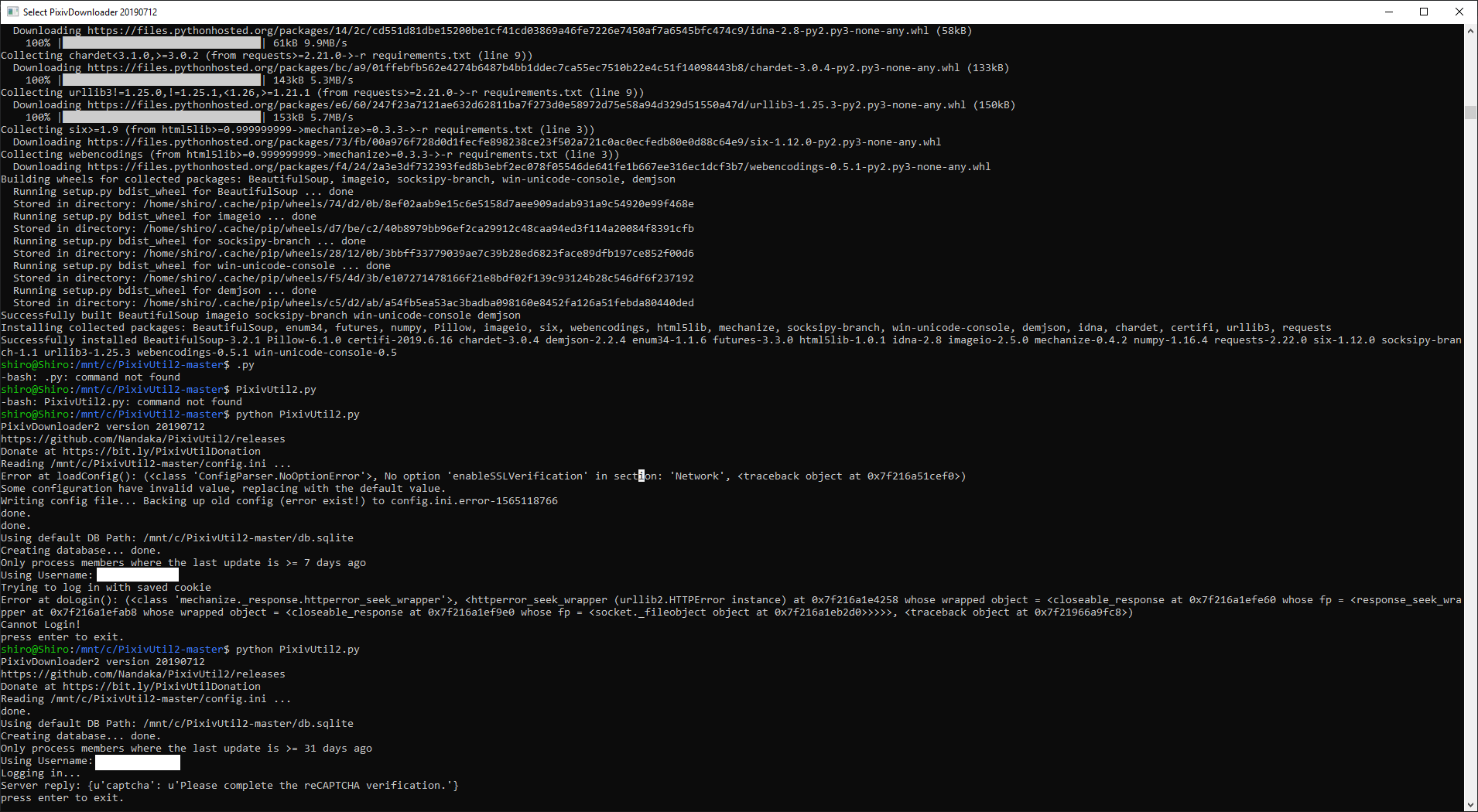pixivuntill dont connect · Issue #507 · Nandaka/PixivUtil2 · GitHub