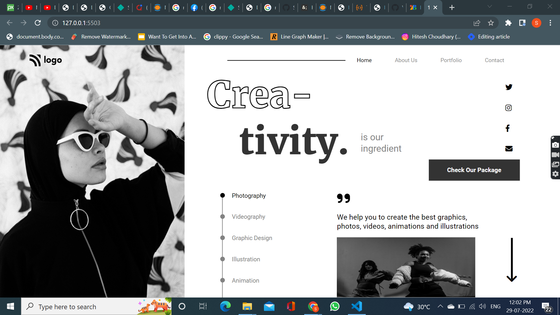 GitHub - Srinivasan-Akash/Creative-Portfolio