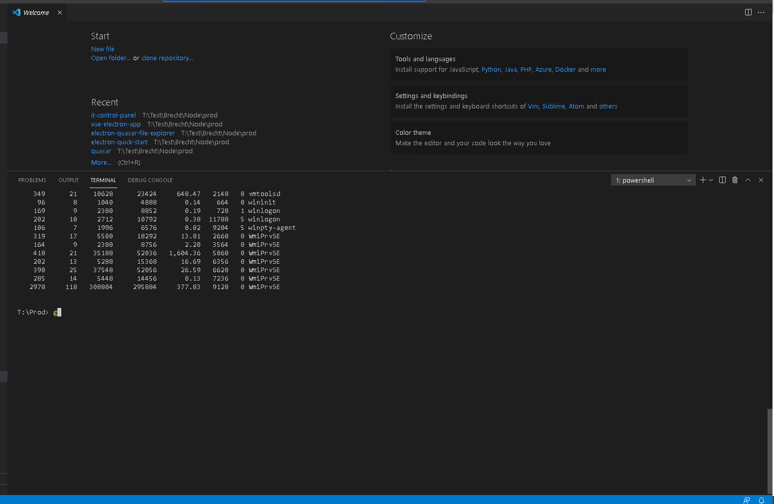 Terminal scrolls up when typing a command · Issue #123641 · microsoft/vscode · GitHub