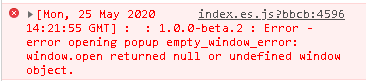 Error - error opening popup empty_window_error: window.open returned ...