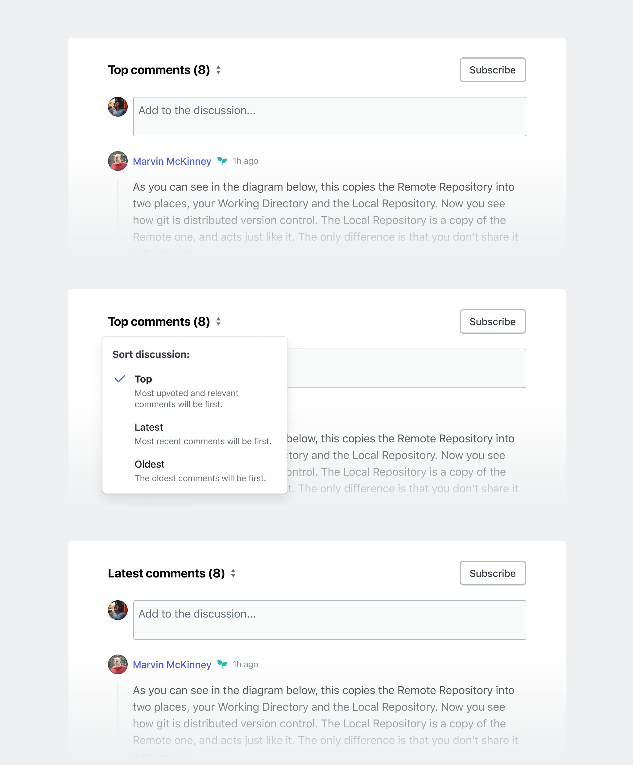 Add ability to sort comments · Issue #16133 · forem/forem · GitHub