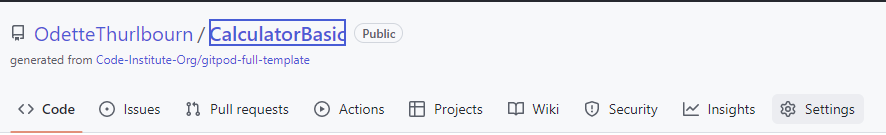 GitHub - OdetteThurlbourn/CalculatorBasic