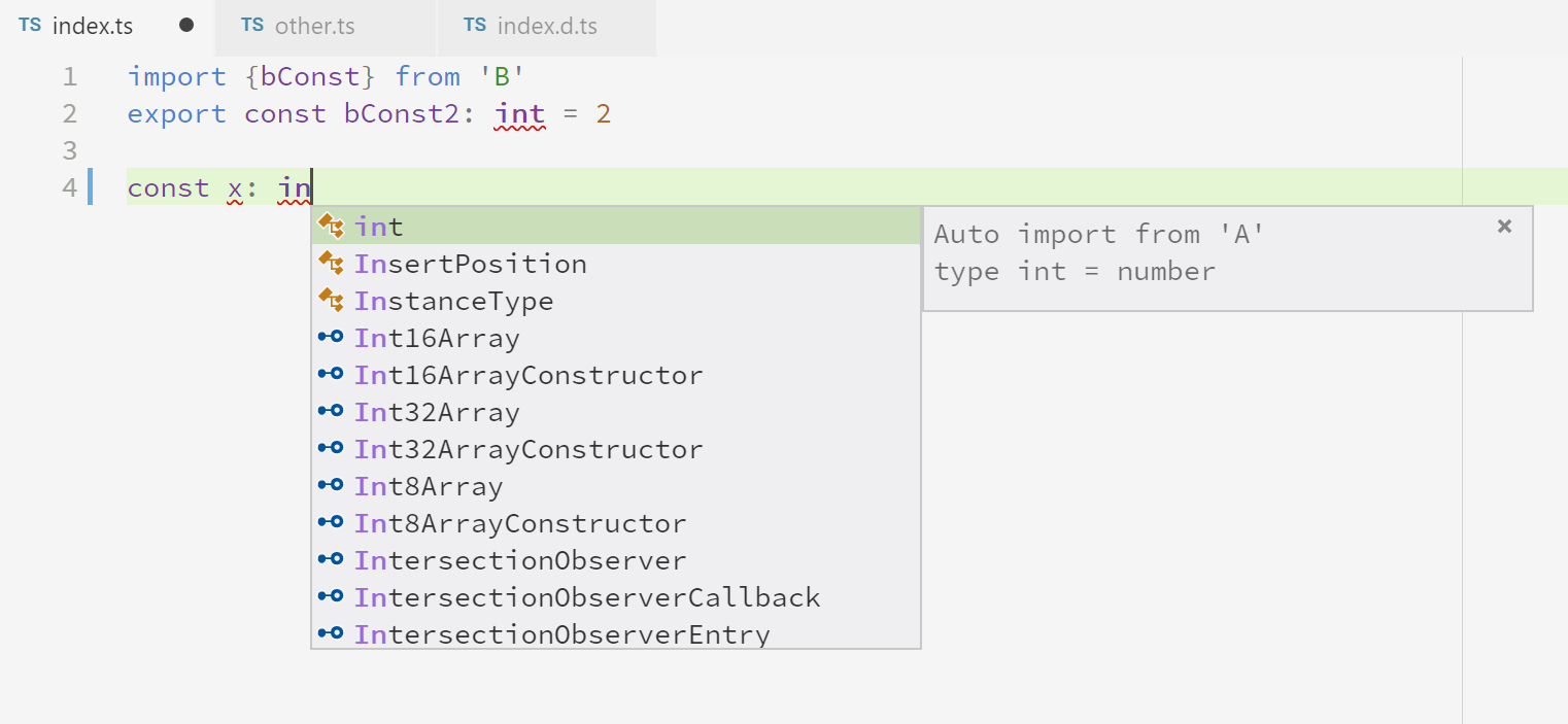 Import ... from code action/quick fix includes relative resolved symlinks/linked directories ...