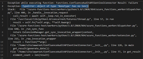 Urgent Confluence Module Missing In Azure Sentinel Function App · Issue 6389 · Azureazure