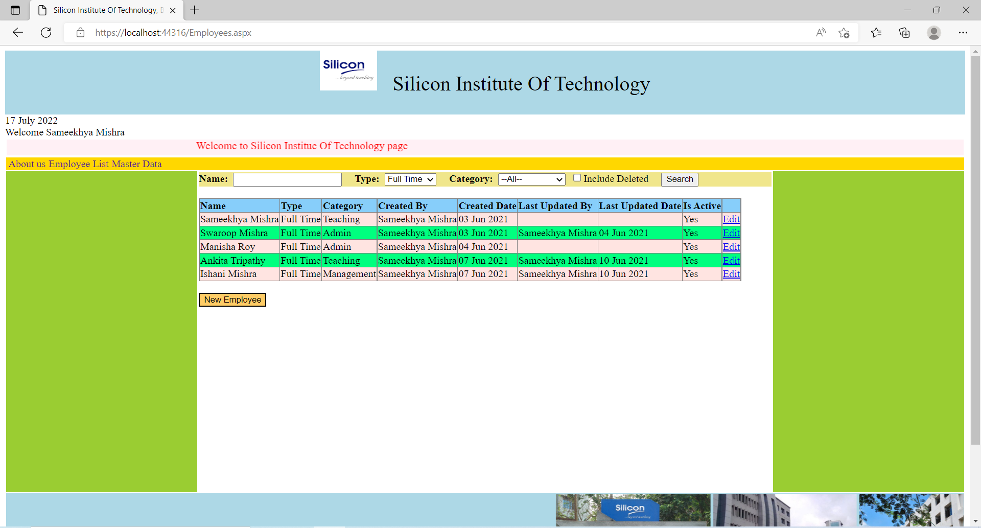 GitHub - sameekhya17/HR-System: A site to manage all Employee details ...