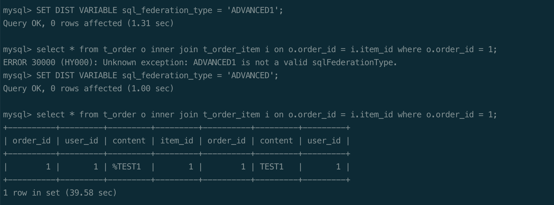 The Parameter Value Of Sql Federation Type Is Not Verified · Issue 22173 · Apache