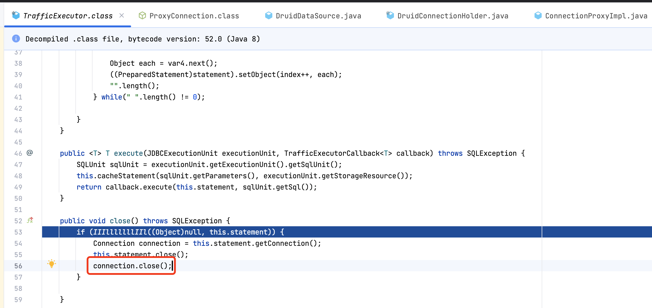 Connection is closed exception occurs when I use Traffic Rule and Druid datasource · Issue ...