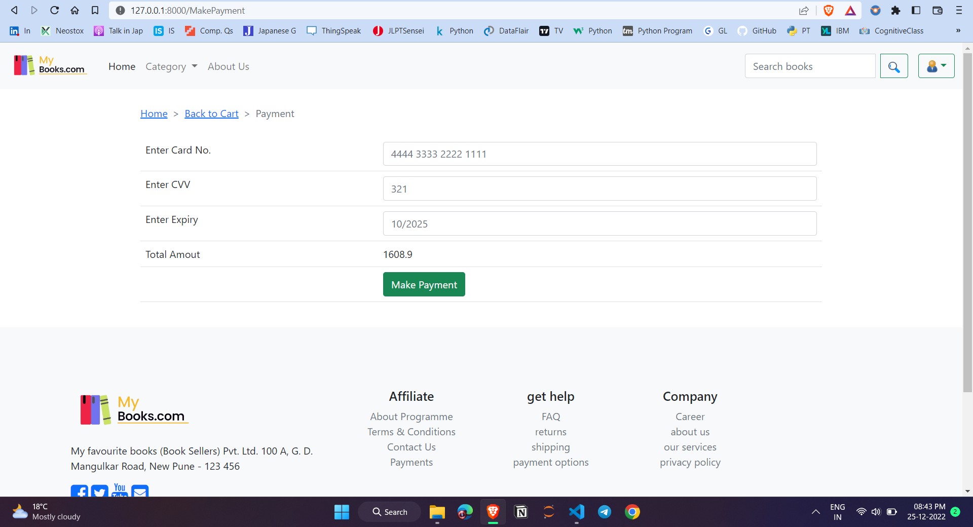GitHub - RaghavRD/Books-eCommerce-website: Welcome to MyBooks! This ...