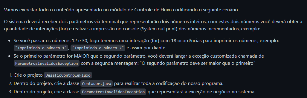 GitHub - rherysoncosta/DesafioControleFluxo: Neste desafio de projeto ...