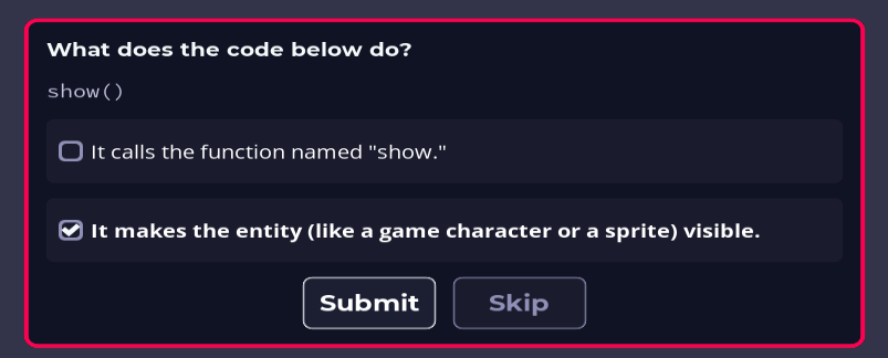 Add Mention That You Can Select Multiple Options In Multiple Choice Quizzes · Issue 103 1584
