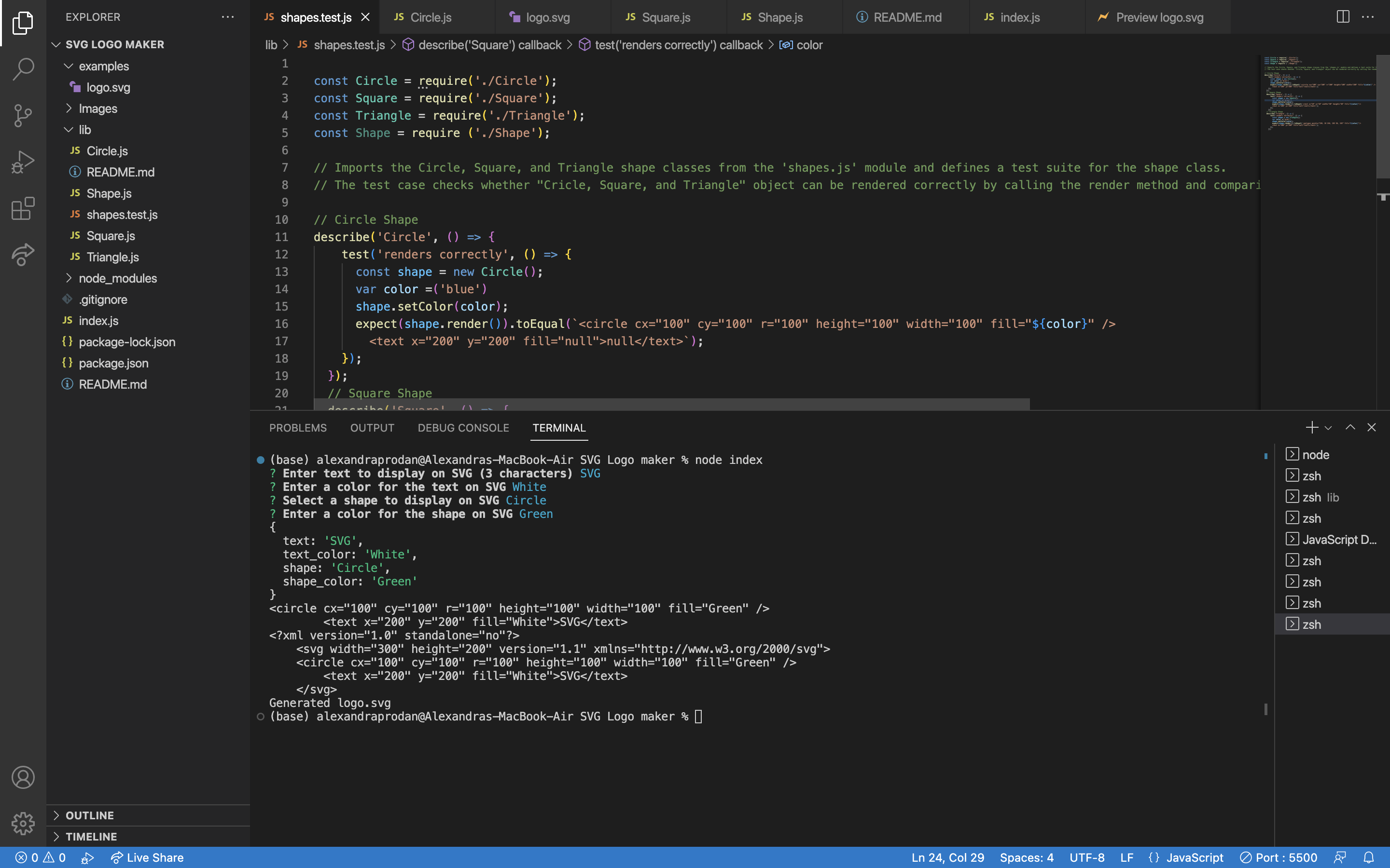 GitHub - AlexNanut/SVG-Logo-Maker-