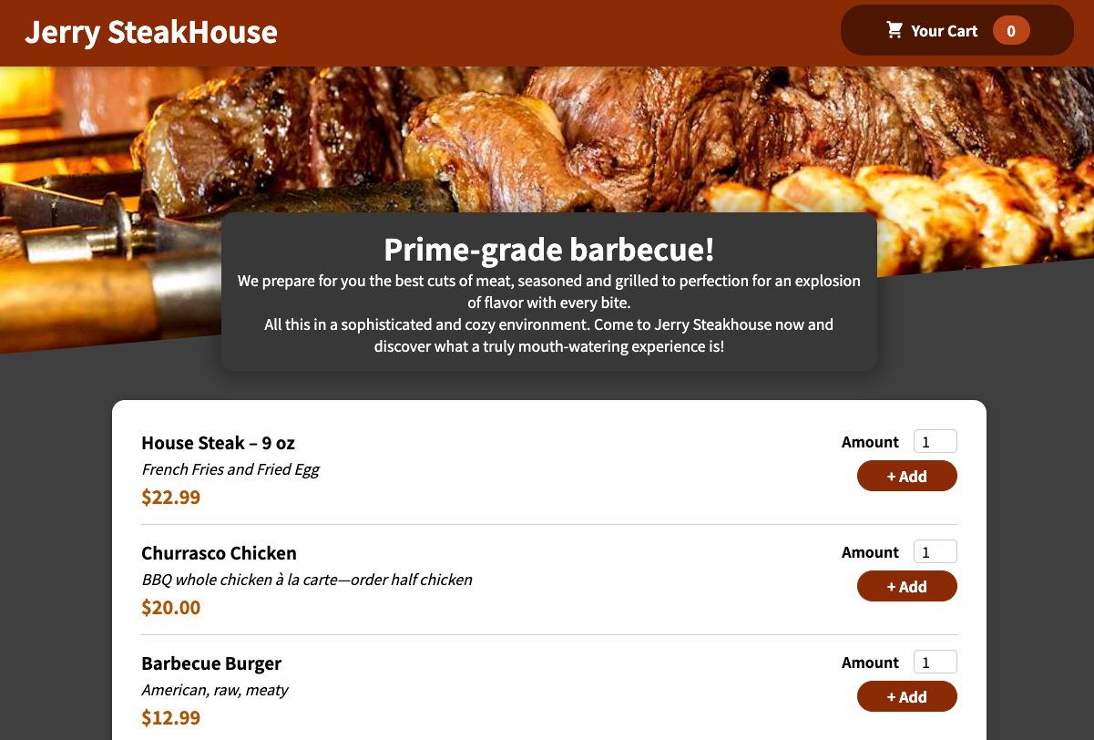 GitHub - Jeremiah-Silva/JerrySteakHouse