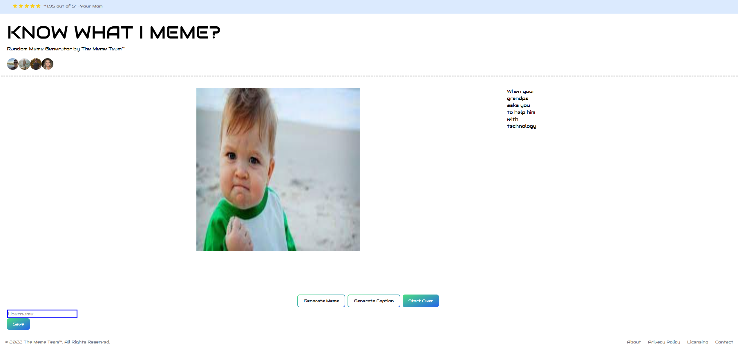 GitHub - CalvinBauman/Meme-Generator