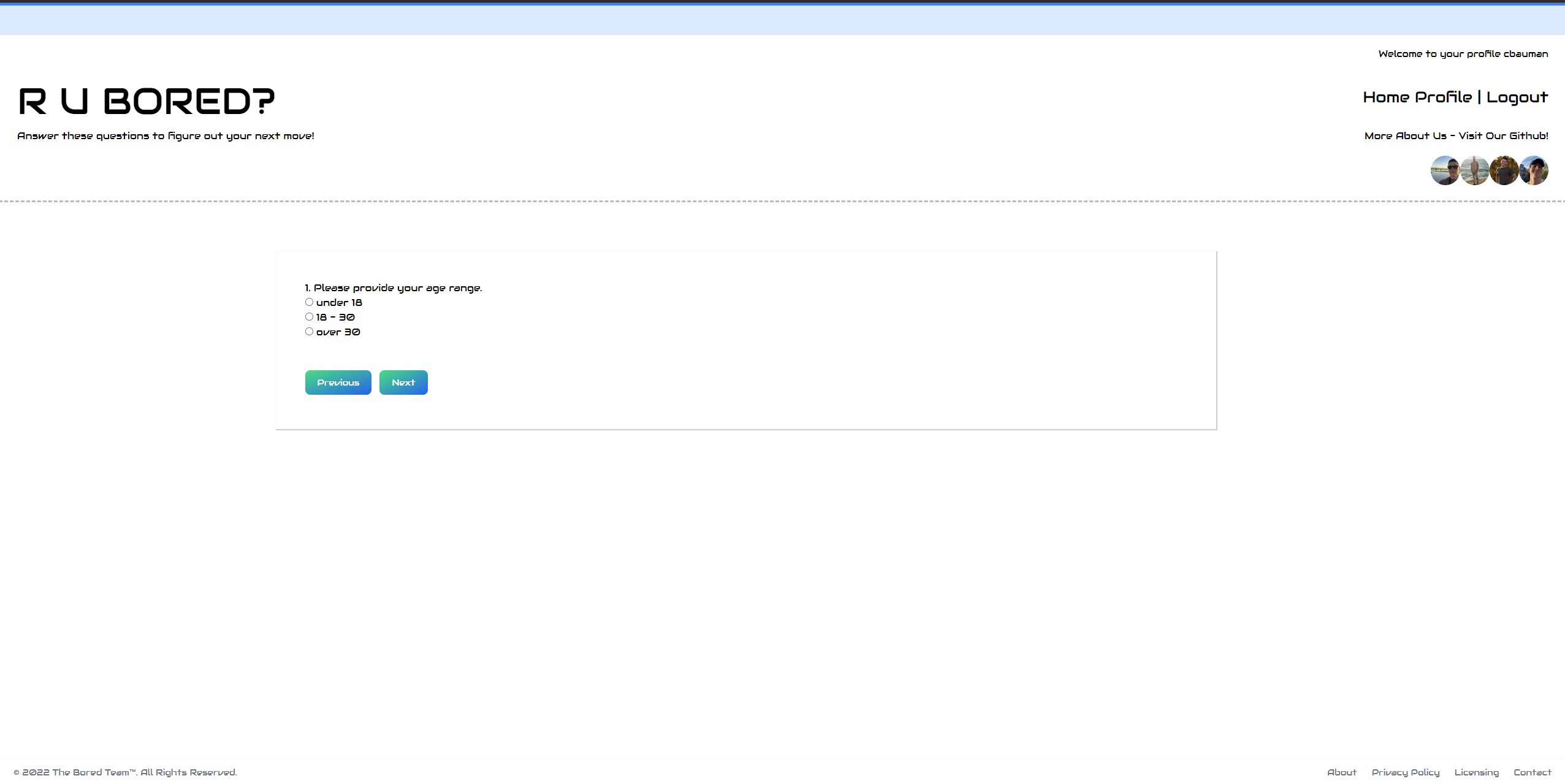 GitHub - CalvinBauman/Activity-Finder