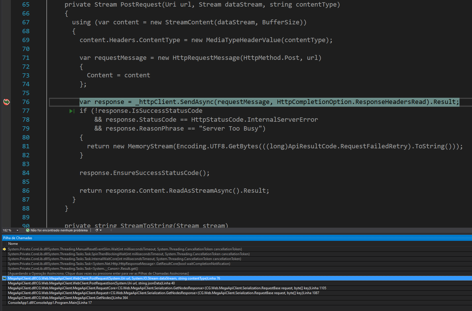 Thread freeze for delayed requests · Issue #189 · gpailler/MegaApiClient · GitHub