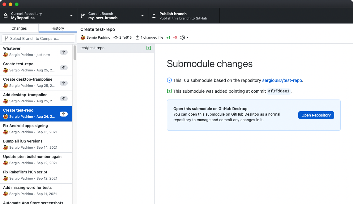 More submodule improvements by sergiou87 · Pull Request #15237 · desktop/desktop · GitHub
