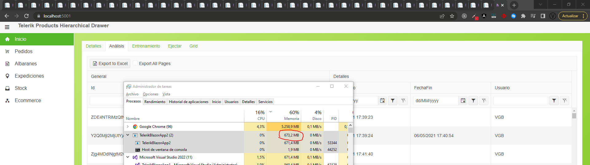 Severe blazor server memory leak · Issue #43221 · dotnet/aspnetcore · GitHub
