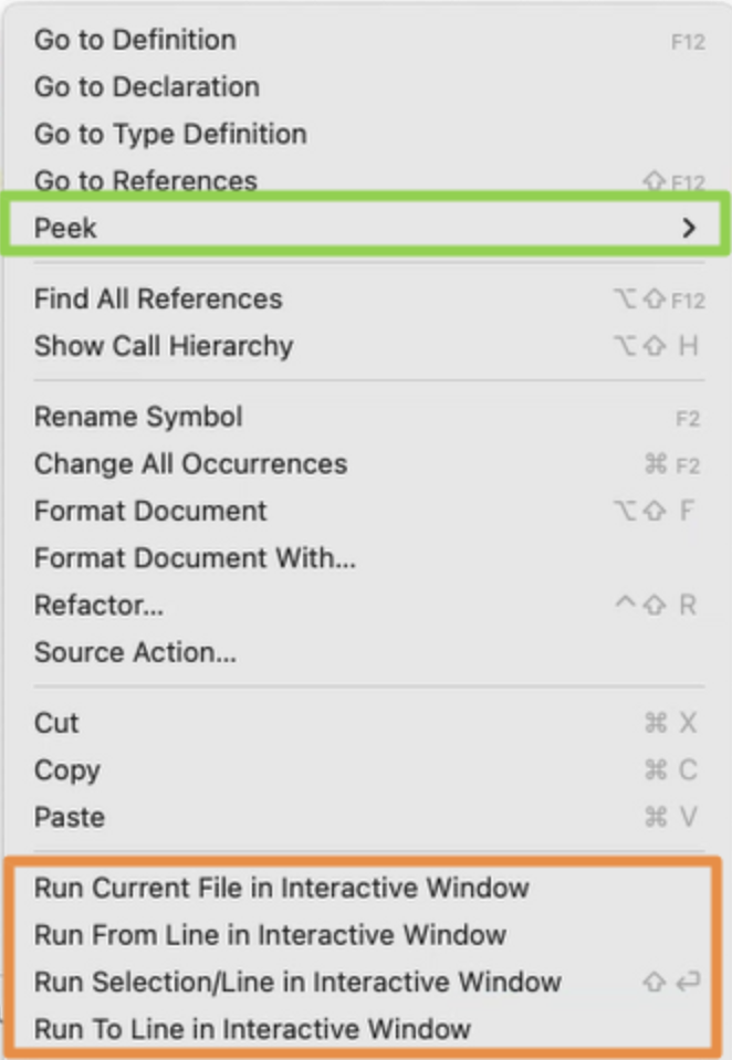 Consider Consolidating All The Run Options For Interactive Window · Issue 12528 · Microsoft