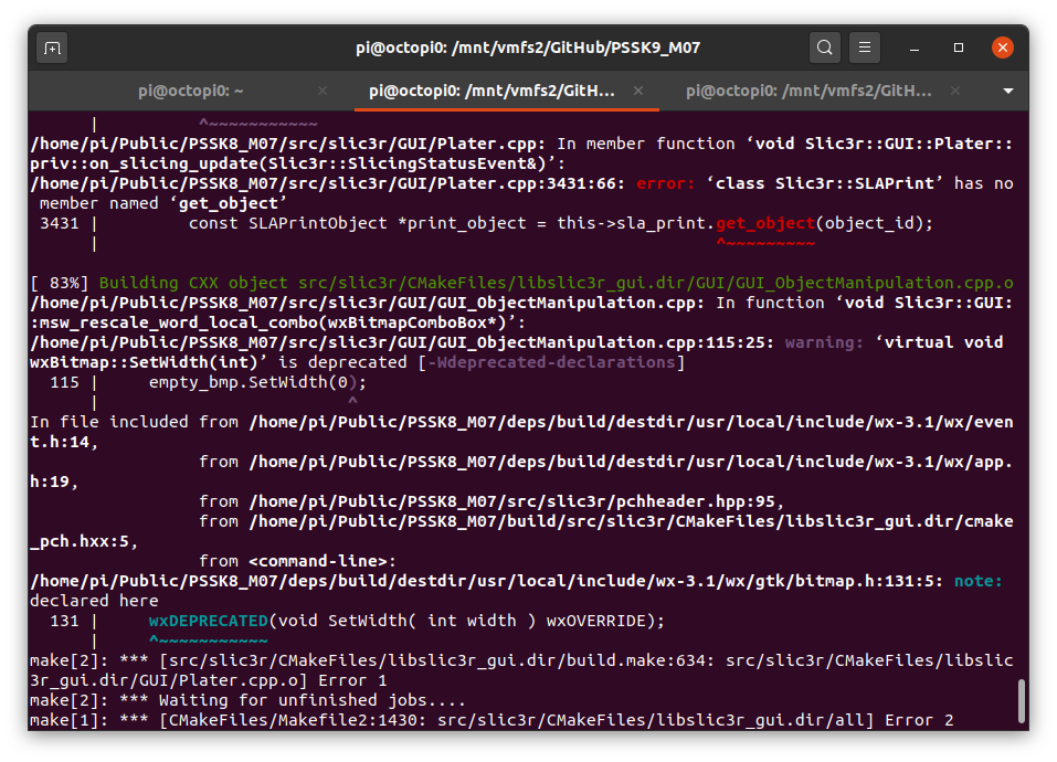 Error in src/slic3r/GUI/Platter.cpp prevents compilation completion · Issue #4542 · prusa3d ...