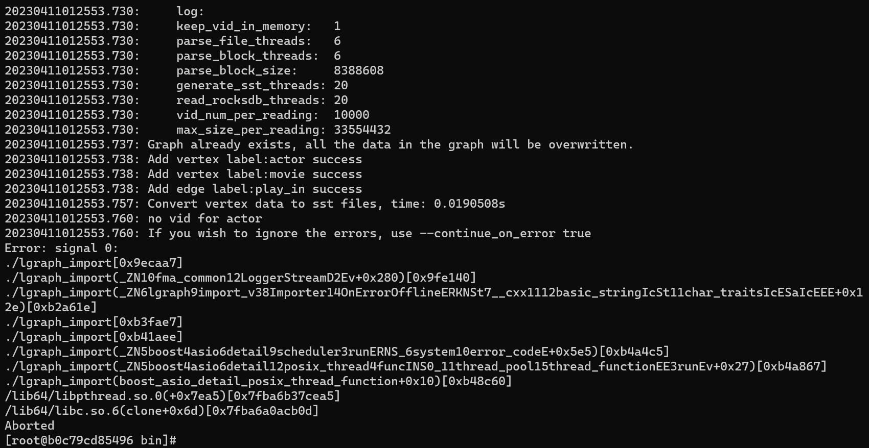 lgraph_import导入官网示例数据报错 · Issue #194 · TuGraph-family/tugraph-db · GitHub
