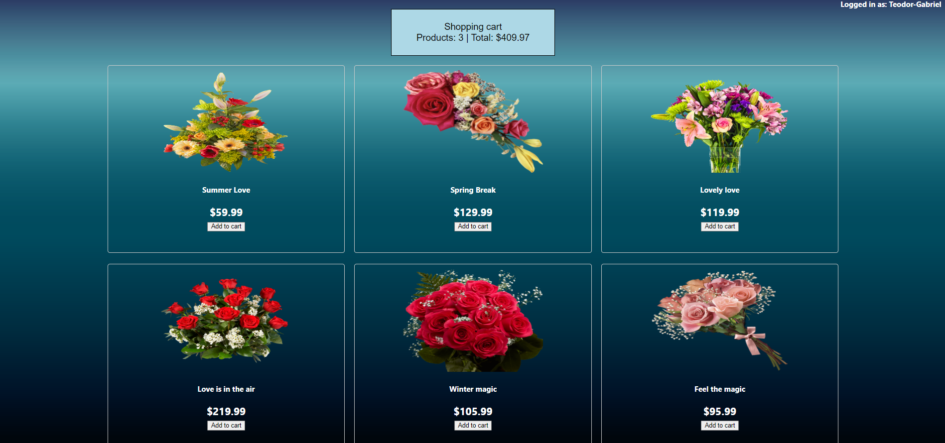 GitHub - rotaruteodor/Flower-Shop-Website: Web application for flower ...