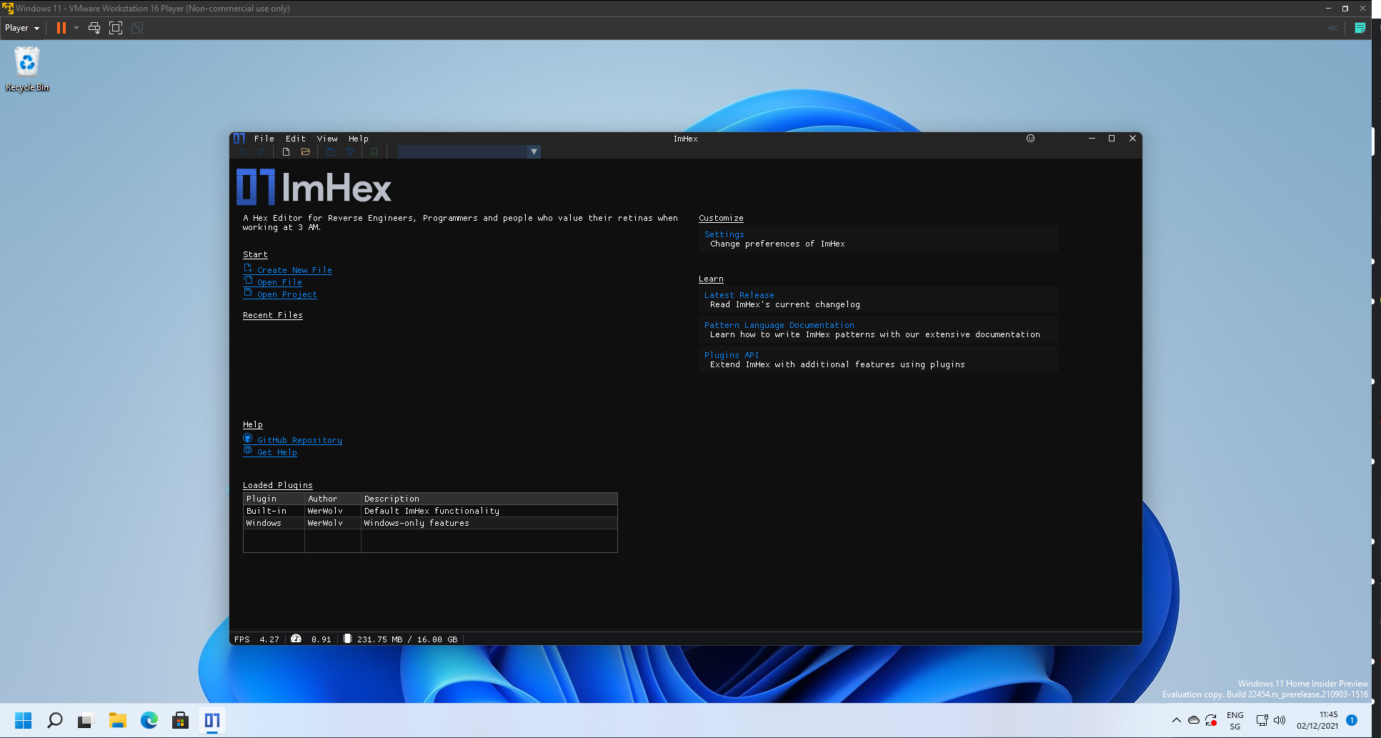 [Bug] ImHex exits immediately after start · Issue #344 · WerWolv/ImHex ...
