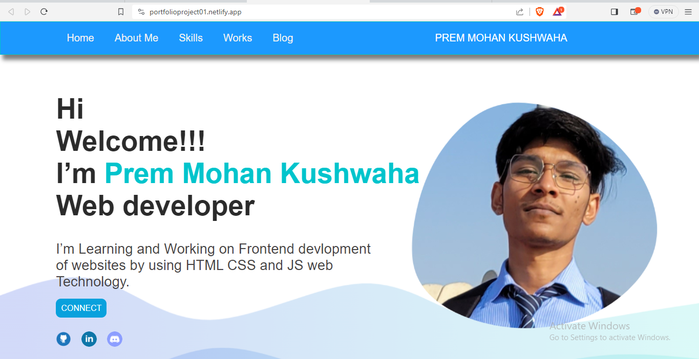 GitHub - pmkushwaha/portfolio-website