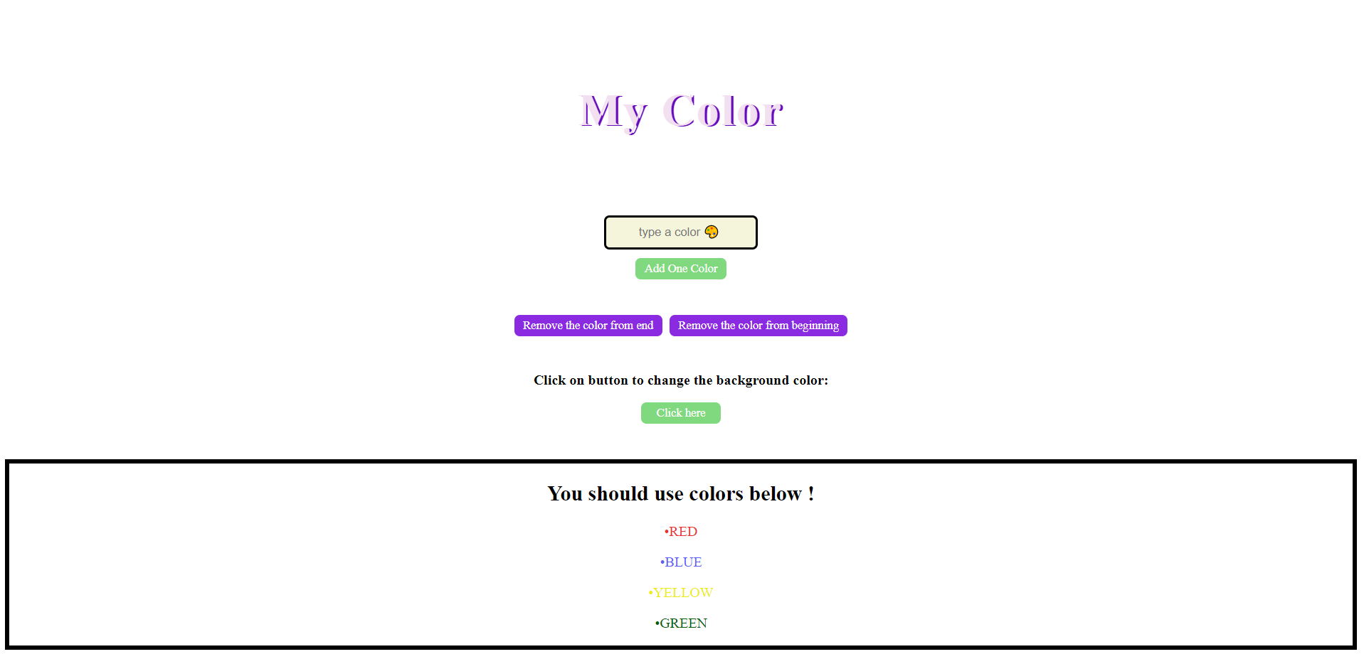 GitHub - Merveziya/color-palette