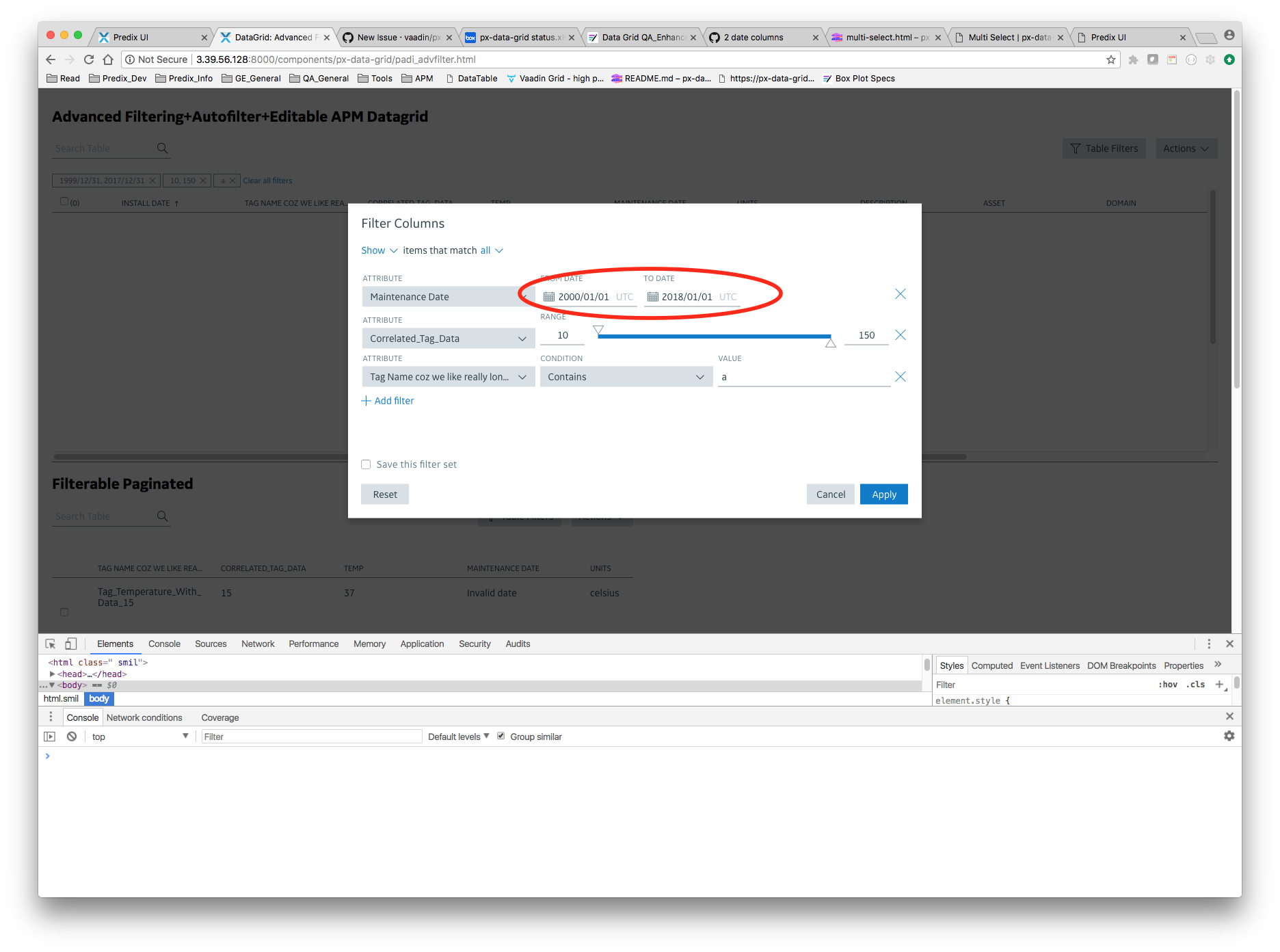 Advanced Filter Timezone May Throw The Date Off Issue 654