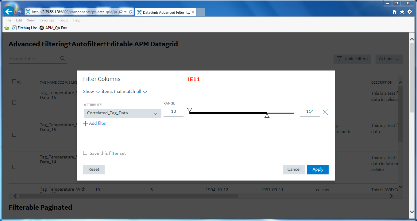 Advanced Filtering: Slider not rendering in modal in IE11 · Issue #634 ...