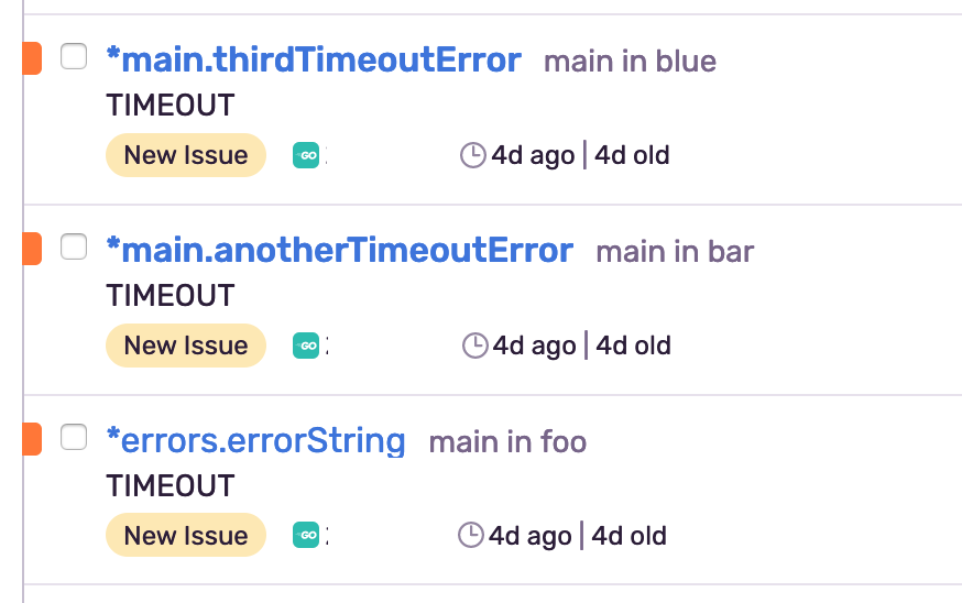 Go Sdk Sentry Only Recognizes Custom Error Type If It Is A Struct · Issue 347 · Getsentry 5465