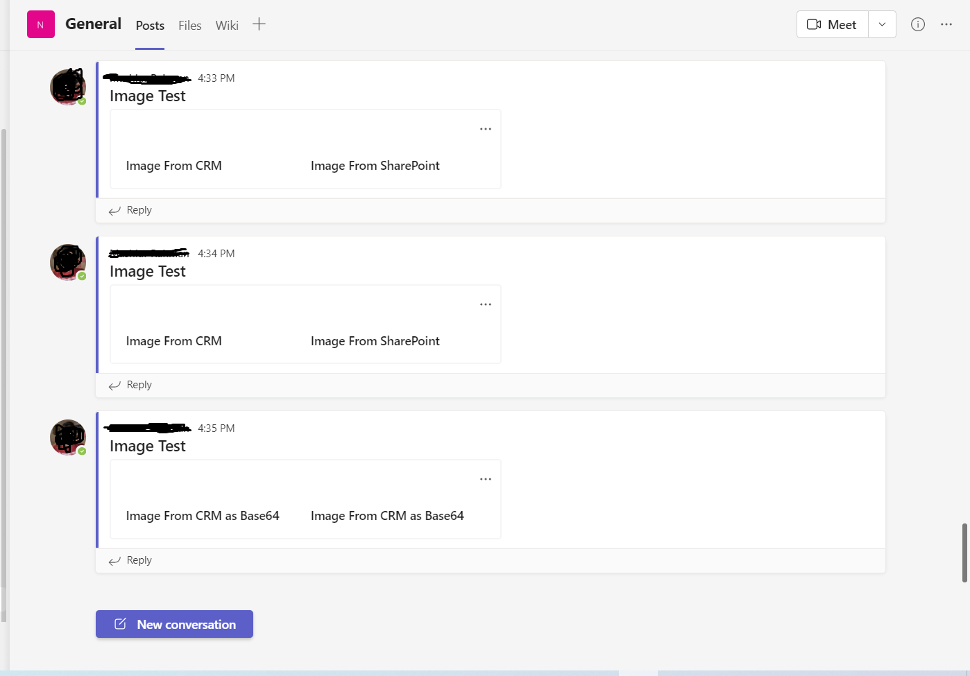 Data Uri for images in Adaptive Card not working on MsTeams application (Web and Desktop version ...