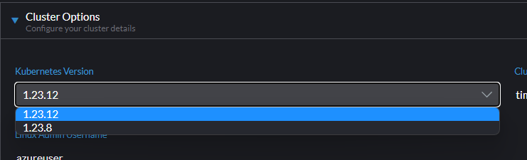 [BUG] Unable to upgrade k8s version from 1.22 to 1.24 on AKS clusters after upgrading Rancher ...