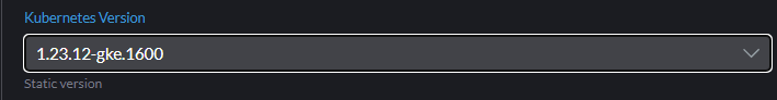 [bug][gke] Cluster K8s Upgrade Version Is Preselected On Edit Config
