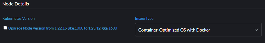 [bug][gke] Cluster K8s Upgrade Version Is Preselected On Edit Config