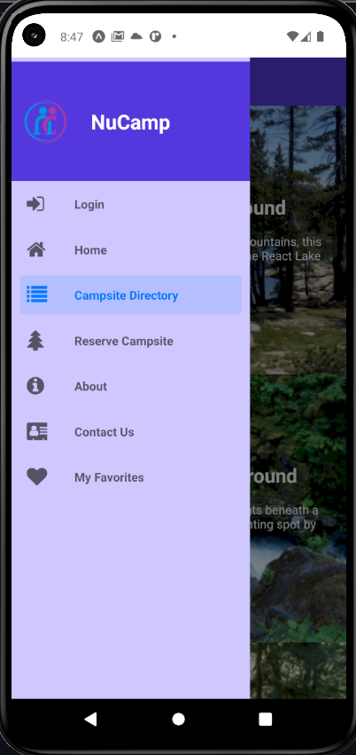 GitHub - ninetailedcoder/nucampsite-App-React-Native