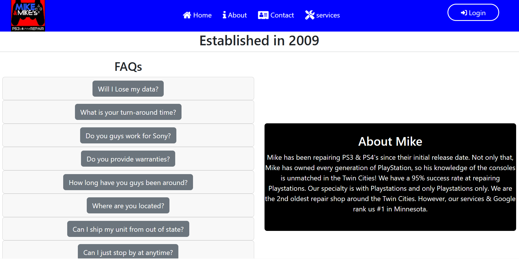 GitHub - ninetailedcoder/mikes-playstation-repair