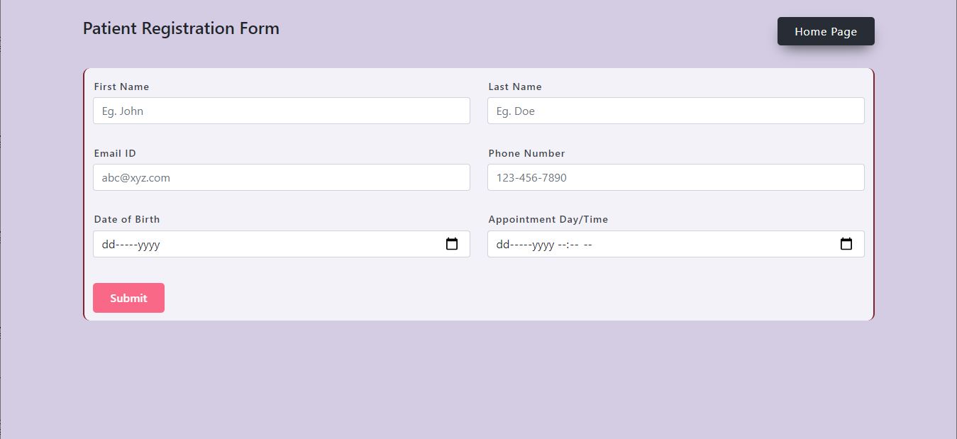GitHub - AakashTakale/patient-registration
