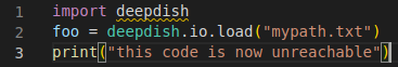Valid "unreachable" code using deepdish · Issue #3202 · microsoft/pylance-release · GitHub