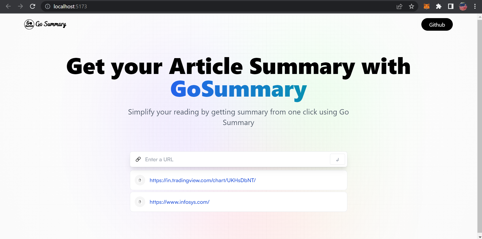 GitHub - Bansuri-Gupta/Go-Summary: Article Summarizer