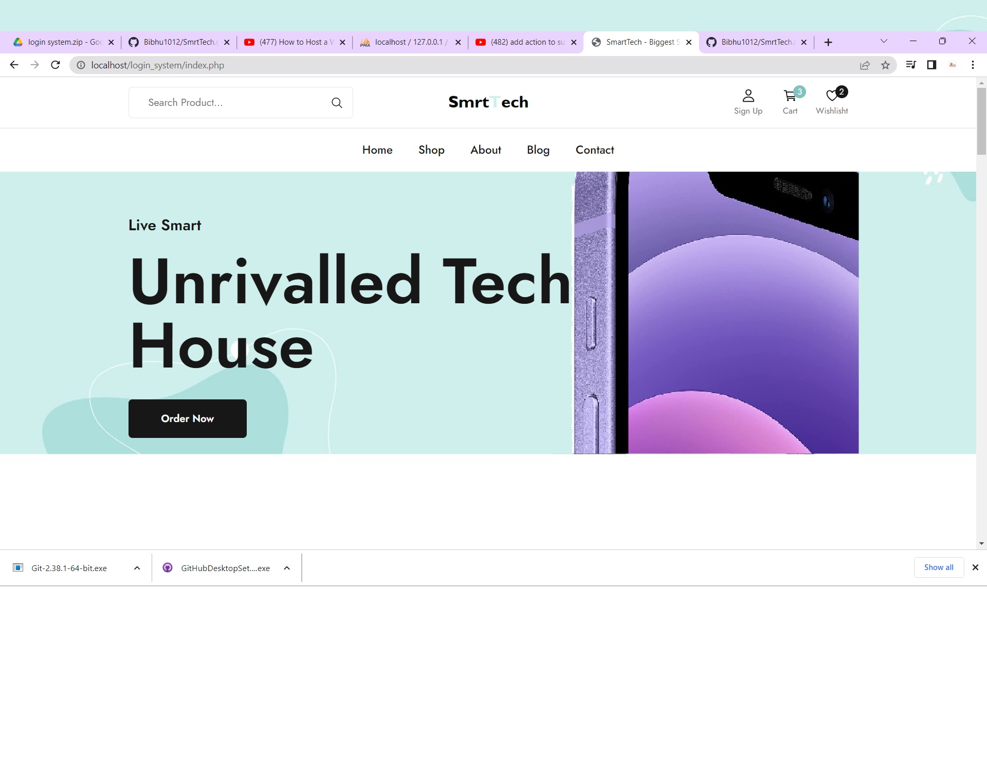 GitHub - Bibhu1012/smrtTach_mobWeb: mobile selling website using HTML CSS PHP MySQL