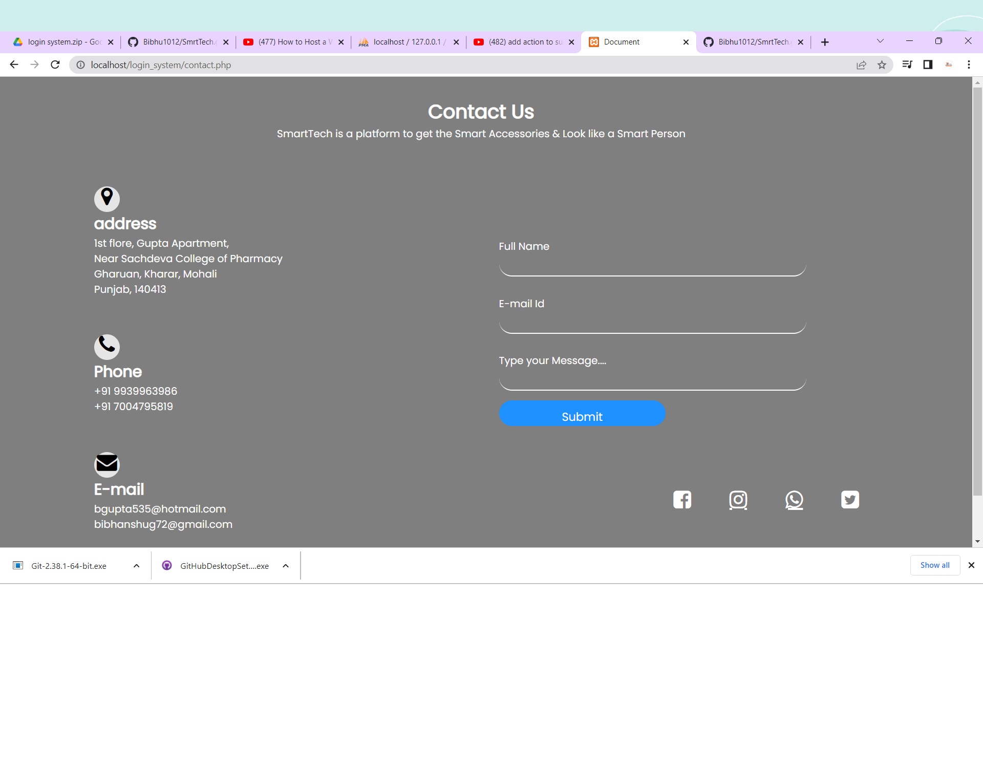 GitHub - Bibhu1012/smrtTach_mobWeb: mobile selling website using HTML CSS PHP MySQL