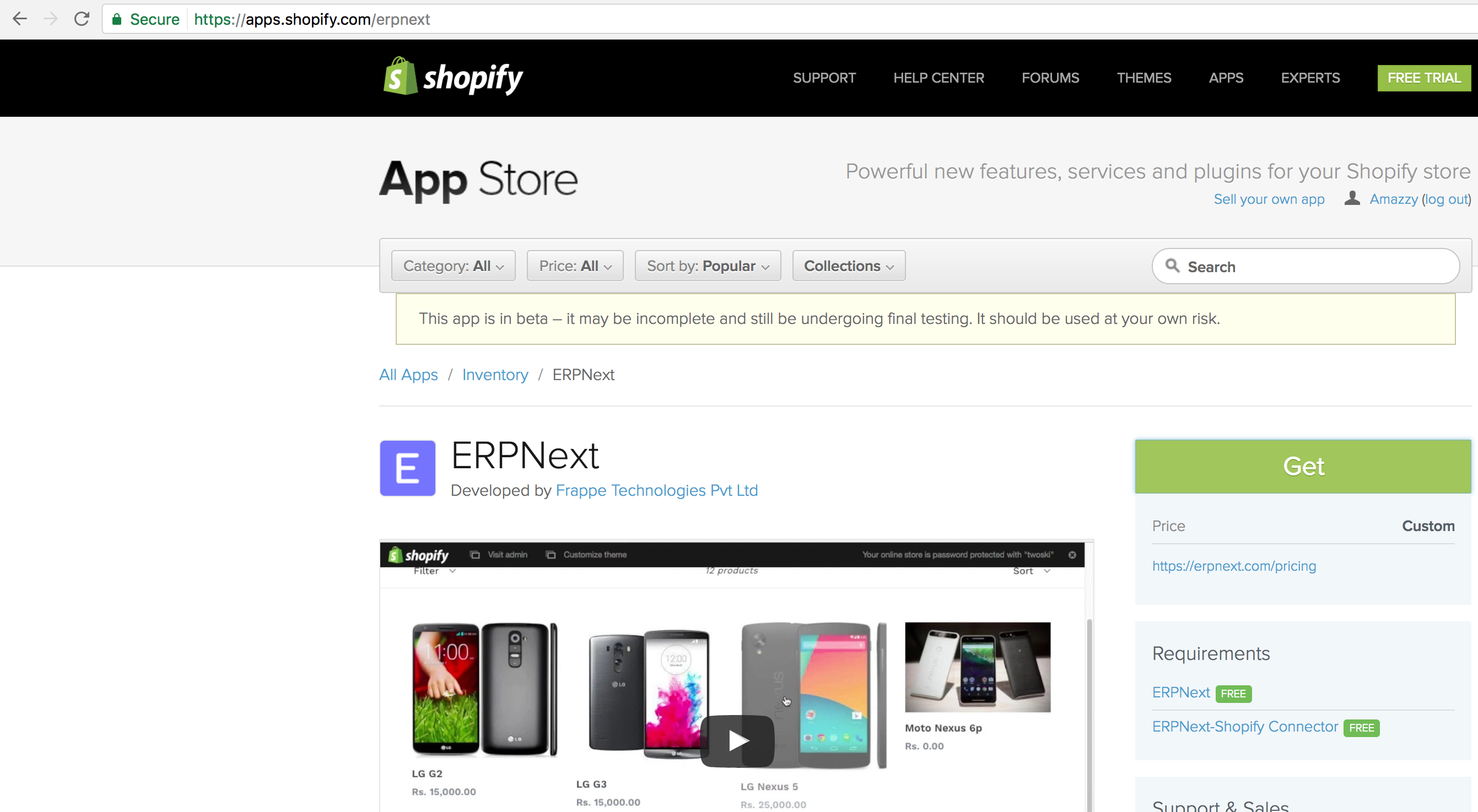 Error 500 - Shopify Install App failing · Issue #160 · frappe/erpnext_shopify · GitHub