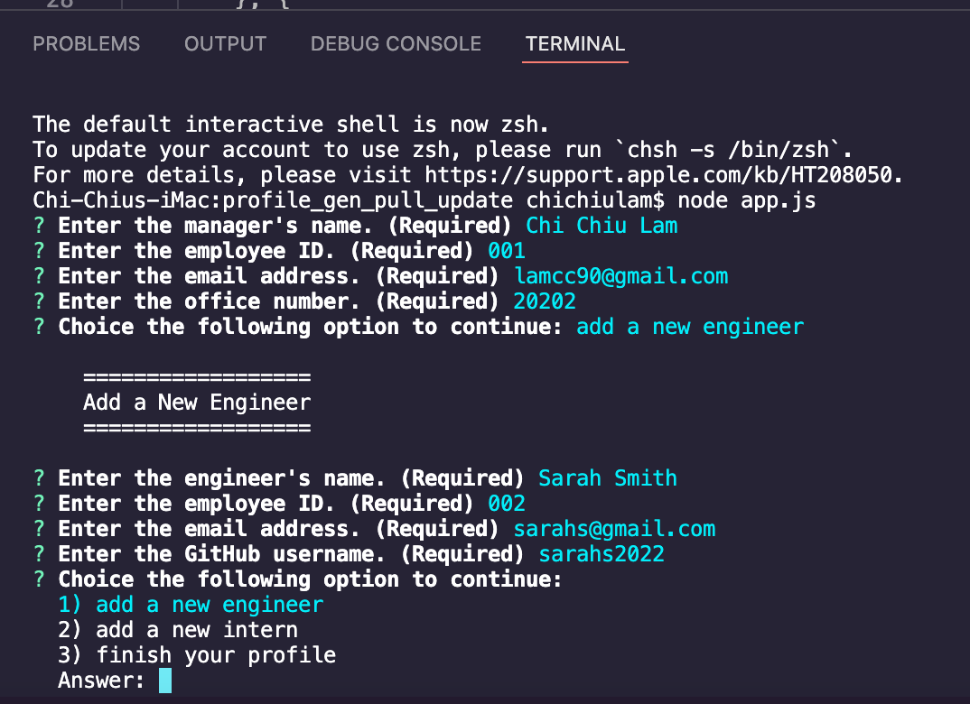 GitHub - chichiulam2022/team_profile_generator