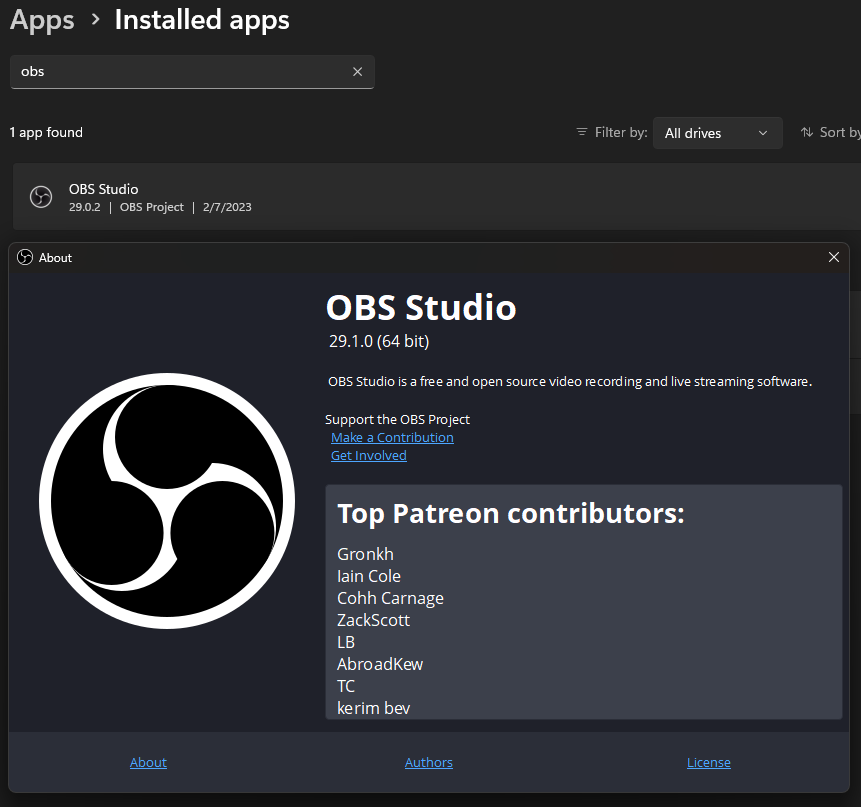[BUG] In-app updater does not increase program version in Add or Remove Programs · Issue #2897 ...