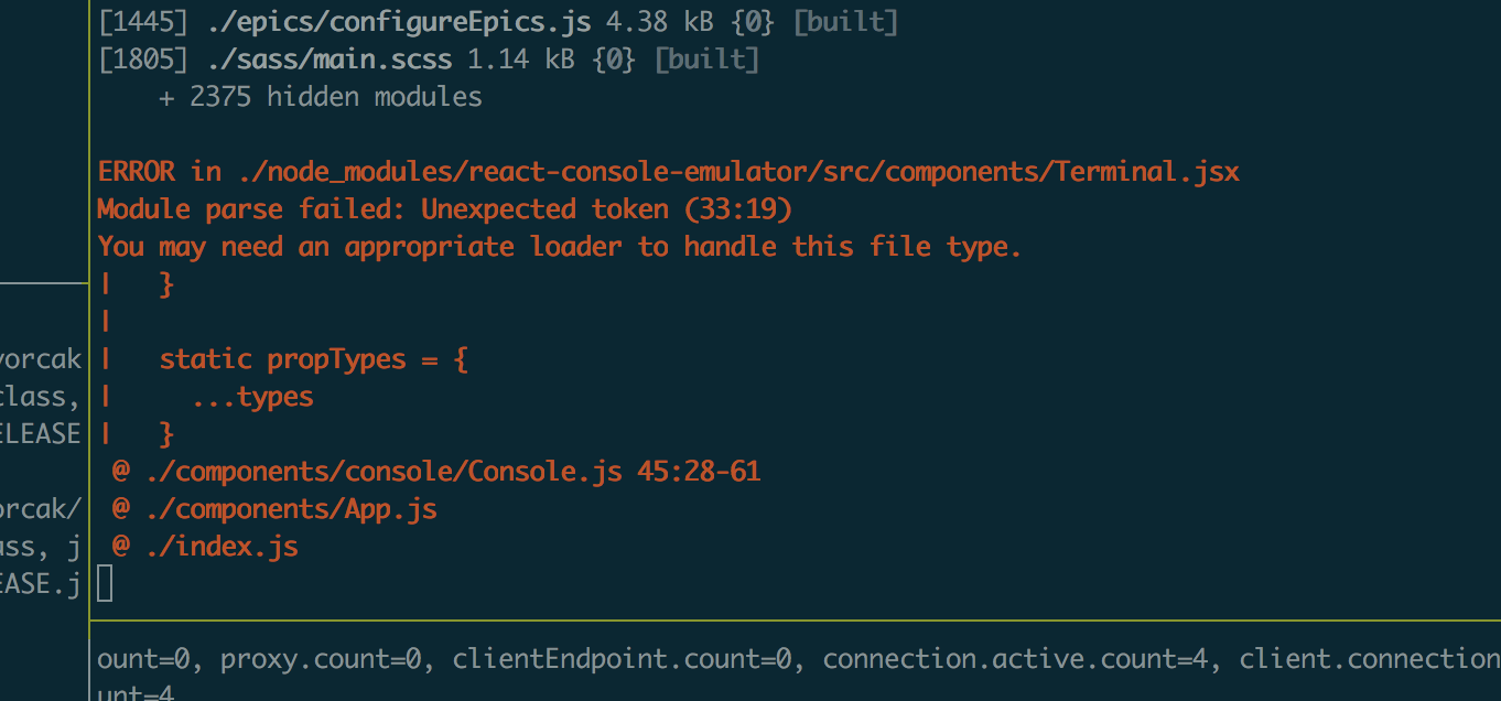 Require errors · Issue #39 · linuswillner/react-console-emulator · GitHub