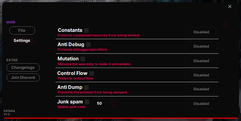 GitHub - heyimwoof/Katana: A .NET obfuscator made by woof
